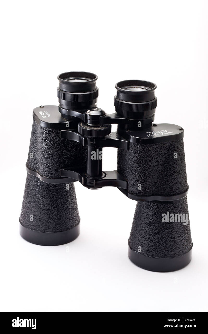 binoculars on white background Stock Photo - Alamy