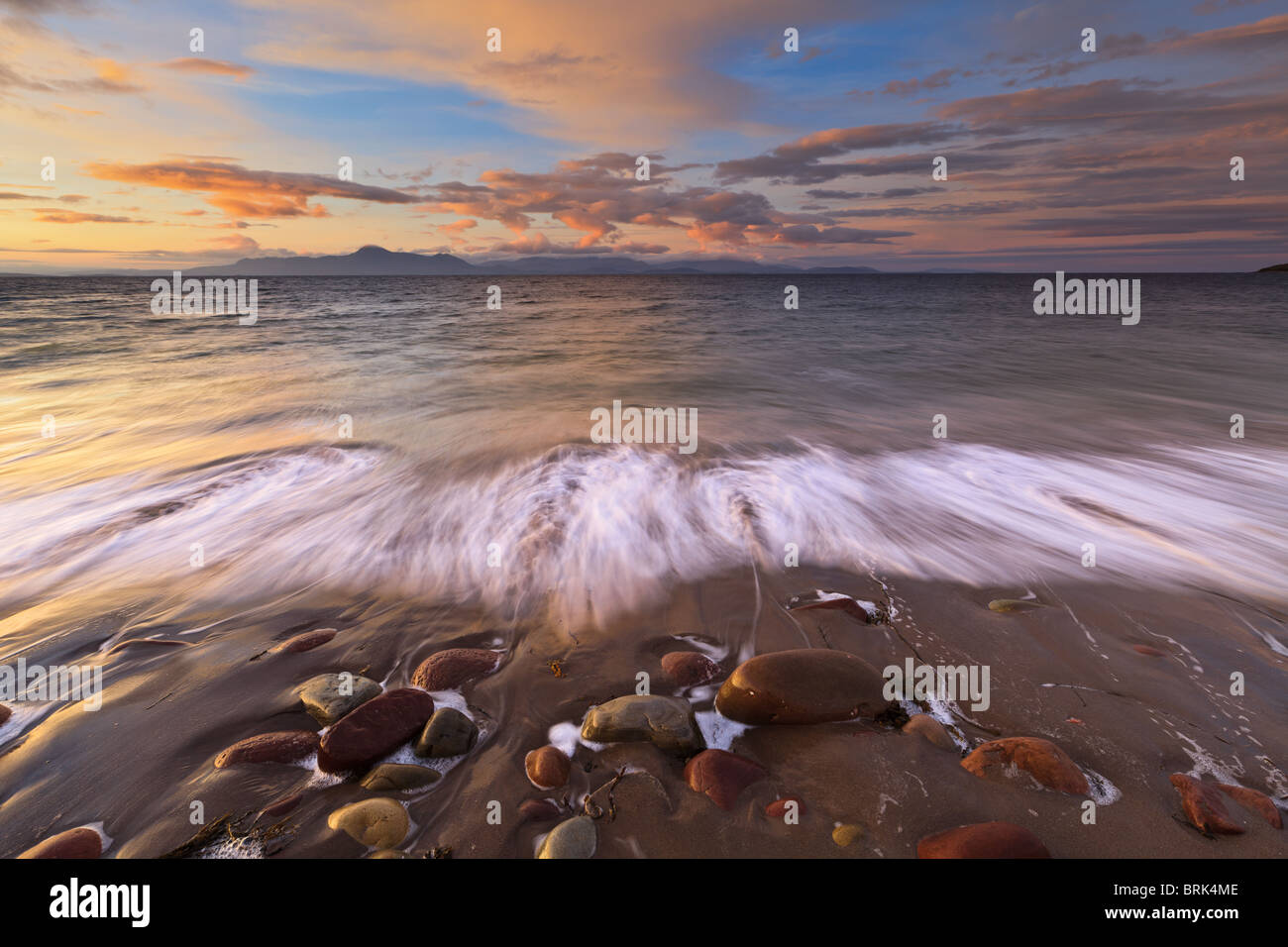 Autumn sunrise at Mulranny Beach, County Mayo, Ireland Stock Photo - Alamy