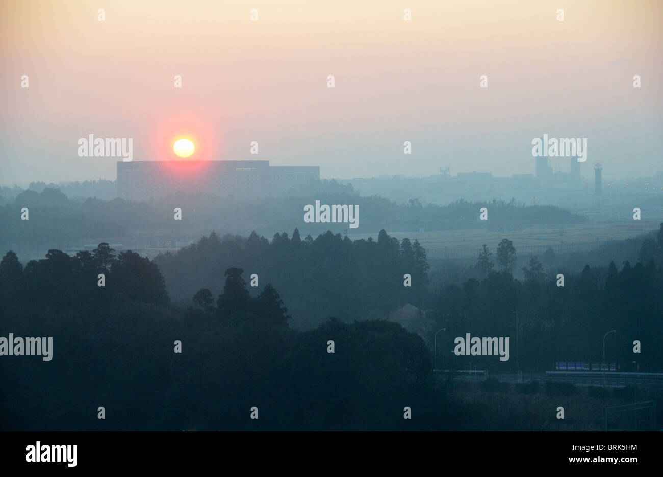 Early morning at Tokyo Narita International Airport (NRT), Narita City ...