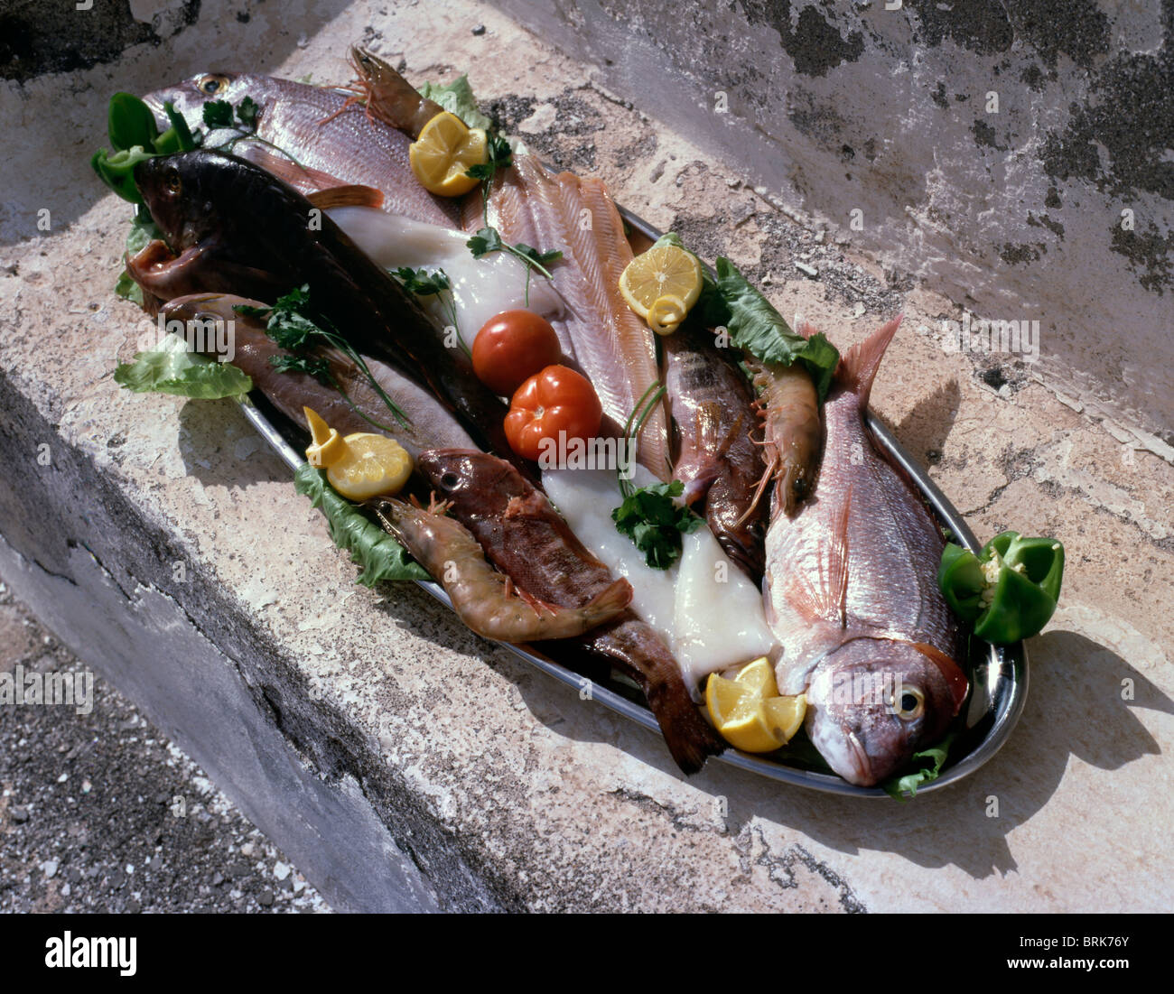 Selection of dressed fresh fish Stock Photo - Alamy