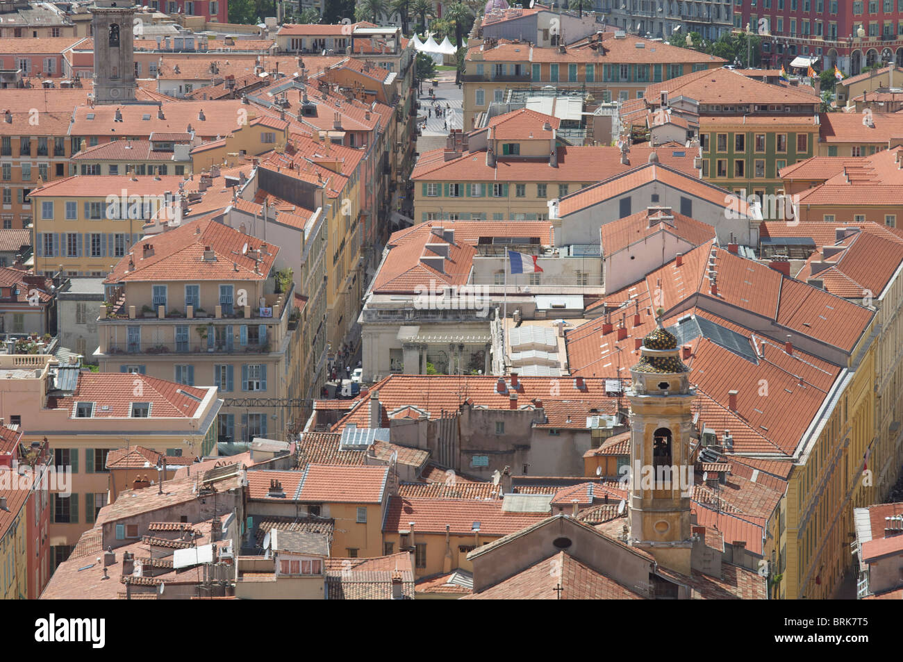 Buildings in Nice, old Town Stock Photo - Alamy