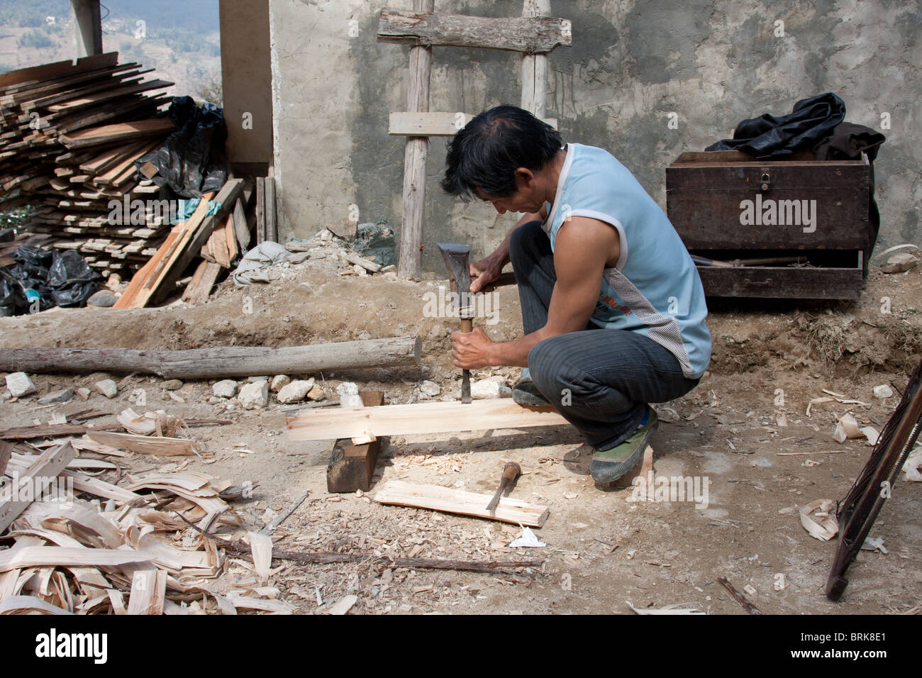 Chinese carpenter hi-res stock photography and images - Alamy