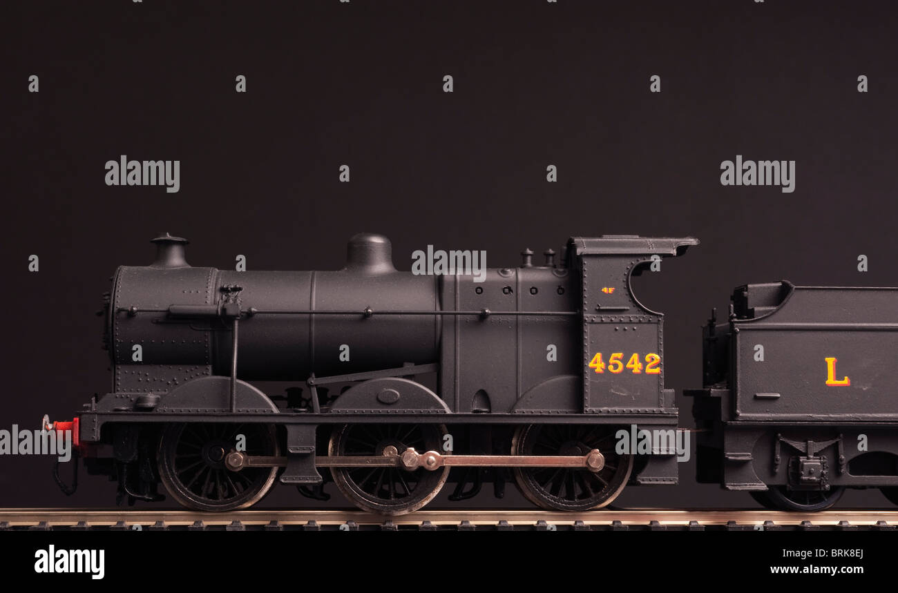 Class 4F Steam Locomotive, LMS Black Livery Stock Photo - Alamy