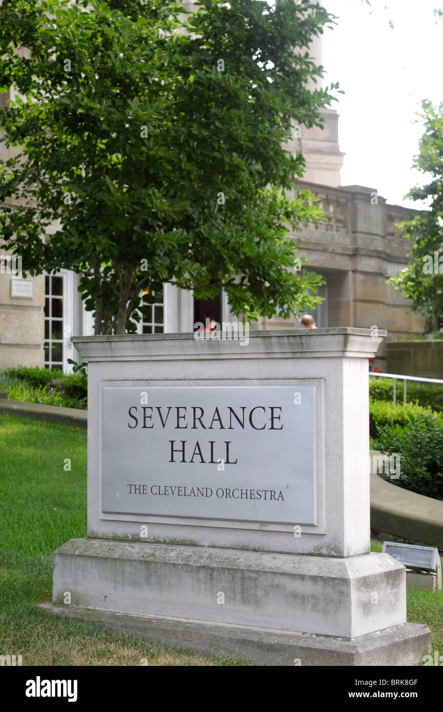 Severance Hall, Case Western Reserve University, Cleveland, Ohio Stock ...
