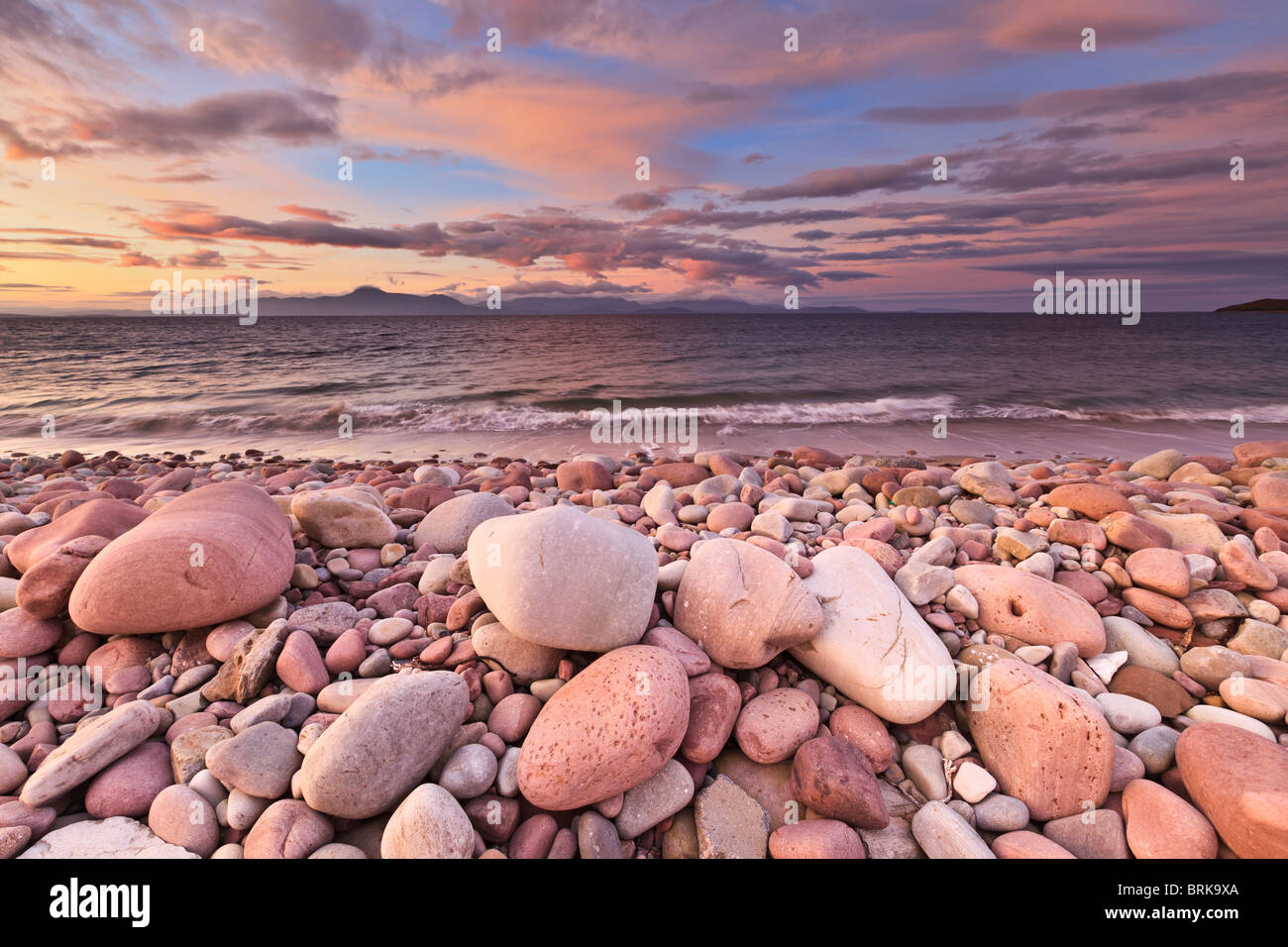 Autumn sunrise at Mulranny Beach, County Mayo, Ireland Stock Photo - Alamy