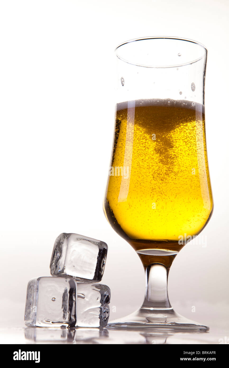 Beer is in ice Stock Photo - Alamy