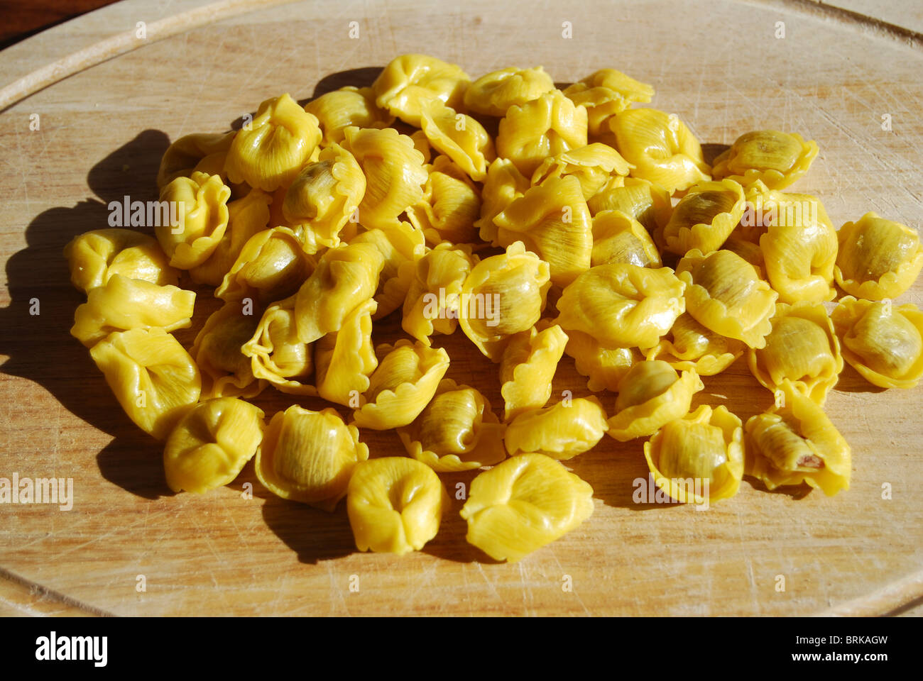 Tortellini. typical Italian pasta stuffed with meat Stock Photo - Alamy