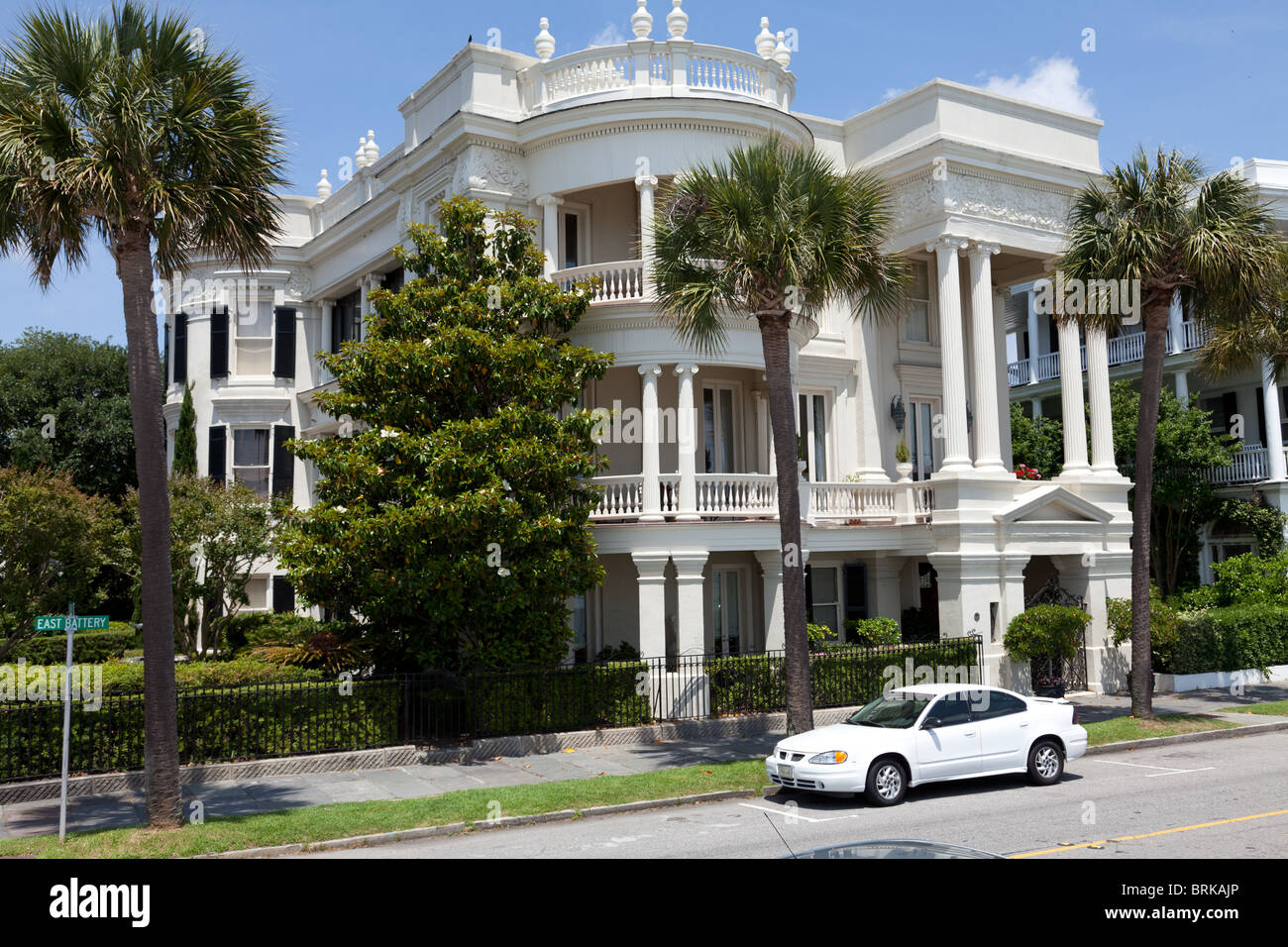 The 1856 Porcher-Simonds House along East Battery in downtown ...