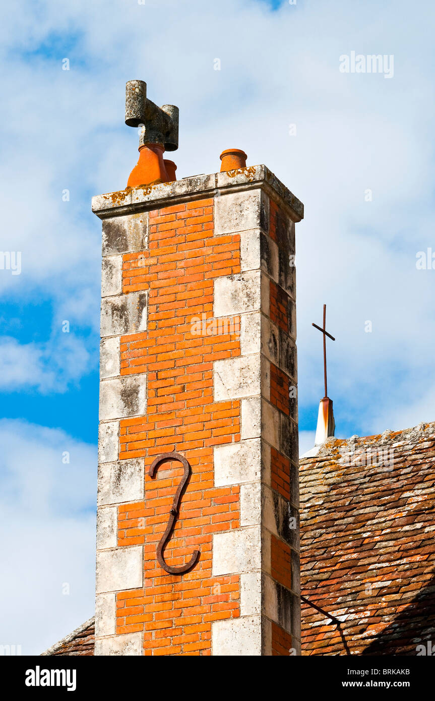 Brick chimney roof tiles hi-res stock photography and images - Alamy