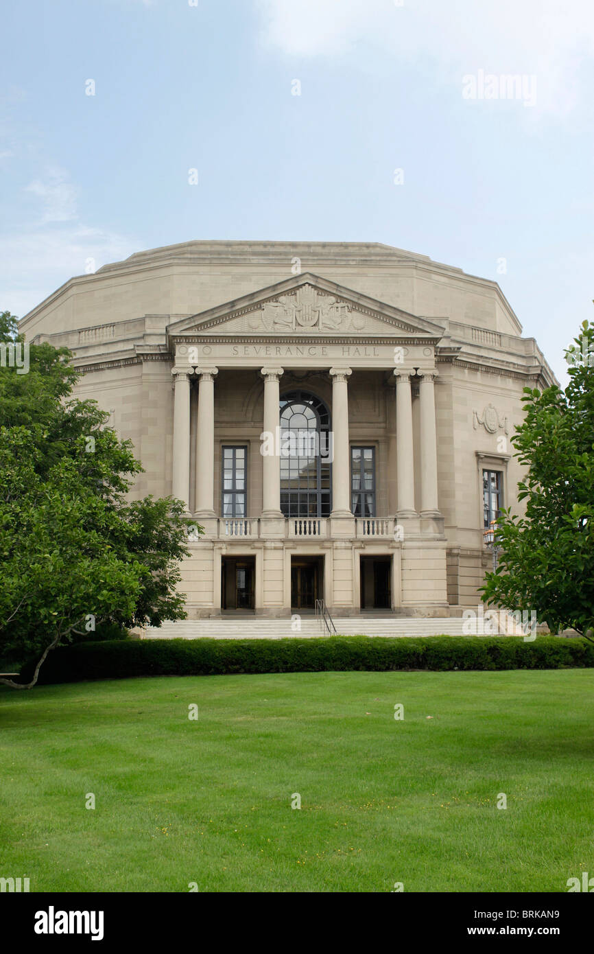 Severance Hall, Case Western Reserve University, Cleveland, Ohio Stock ...