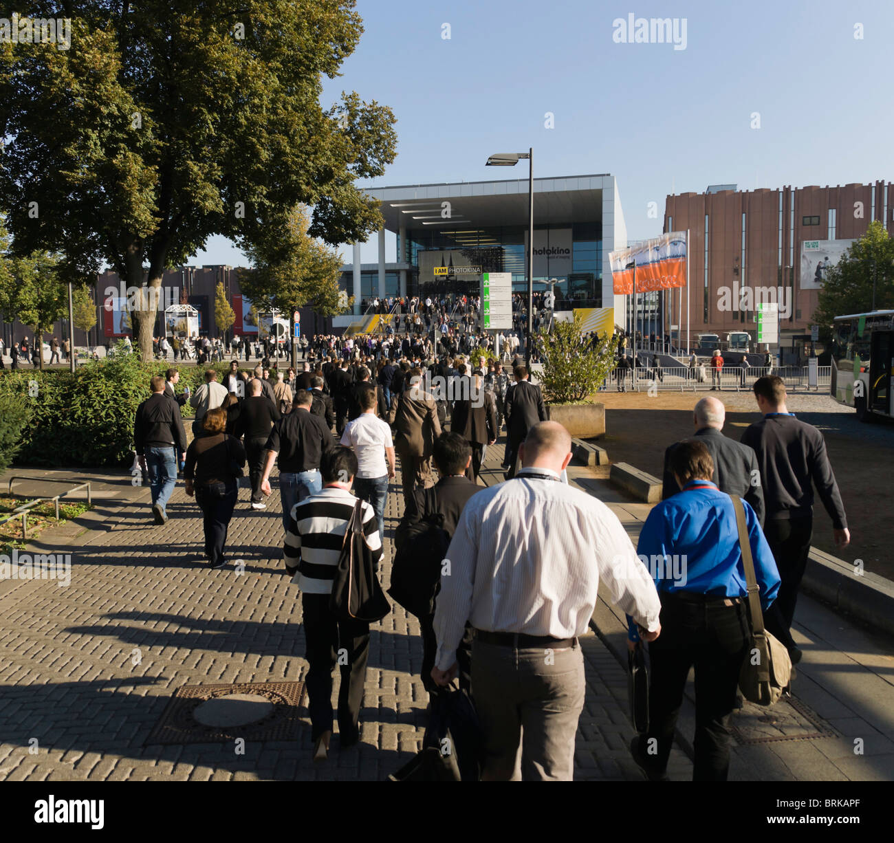 Cologne - photokina and Köln Messe exhibition fair halls - south ...