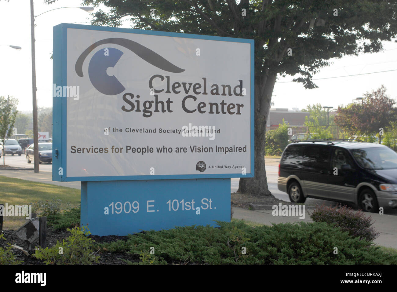 Sign for Cleveland Sight Center Stock Photo - Alamy