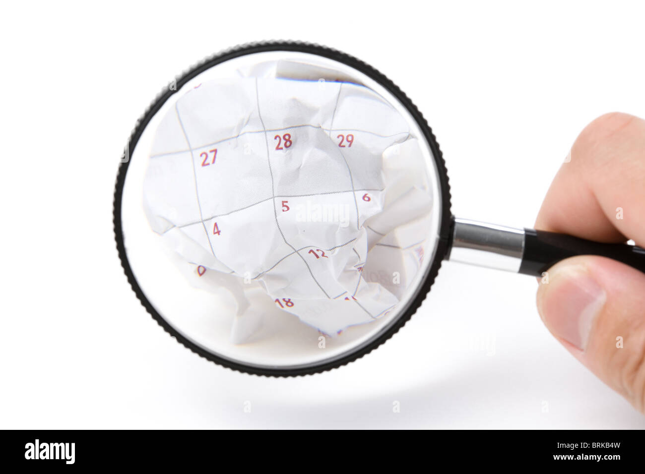 Calendar paper ball, concept of time planning, Wasting Time ...