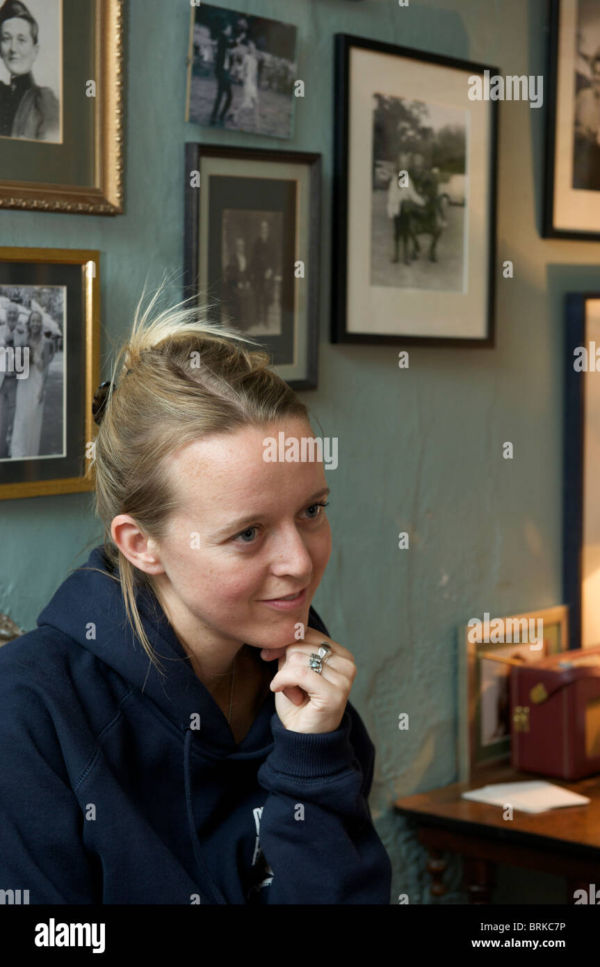 Emily Eavis at Worthy Warm Stock Photo - Alamy
