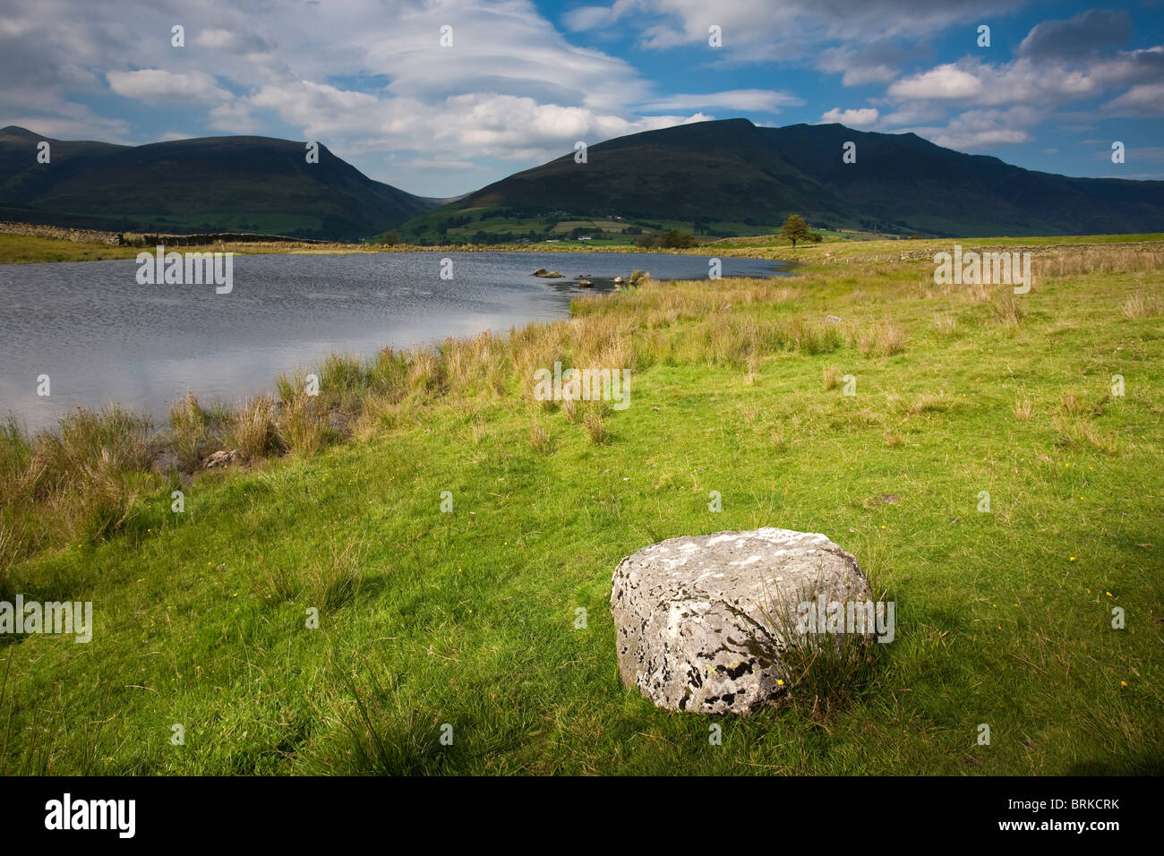 Tewet Tarn and Blencartha, cumbria, England Stock Photo - Alamy