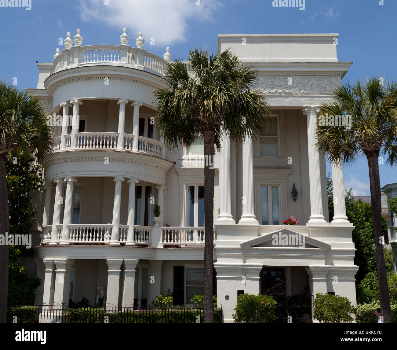 The 1856 Porcher-Simonds House along East Battery in downtown ...