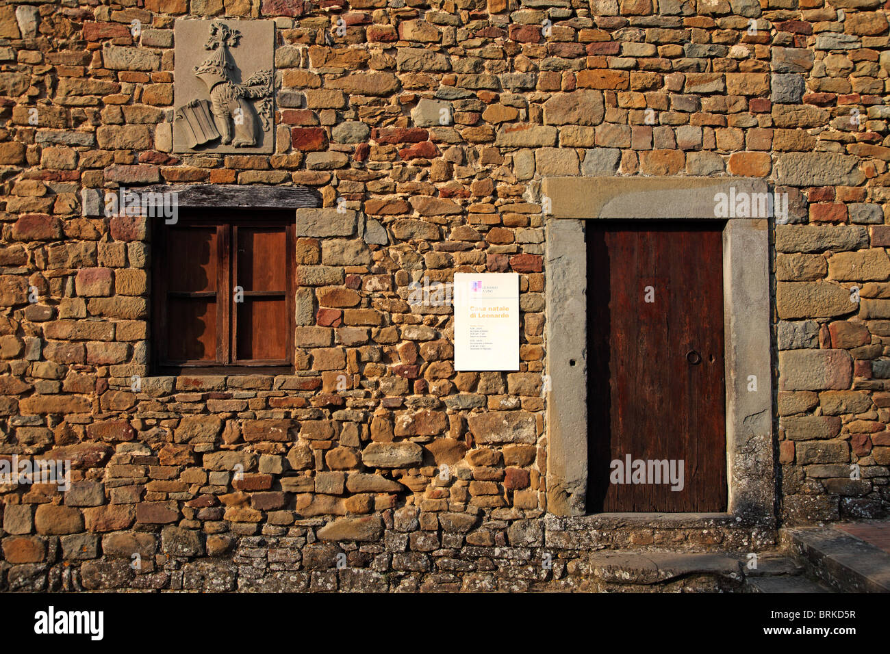 Farmhouse home of Leonardo da Vinci, Vinci, Tuscany, Italy Stock Photo ...