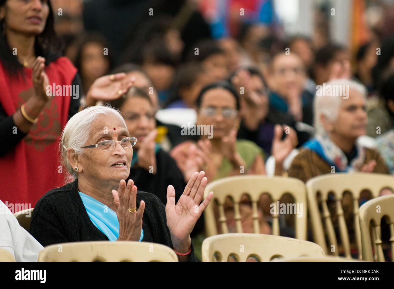 Ganesha festival devotees hi-res stock photography and images - Alamy