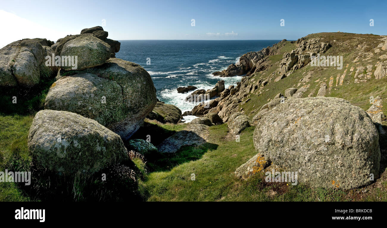 The cliffs at Gwennap Head in Cornwall Stock Photo - Alamy