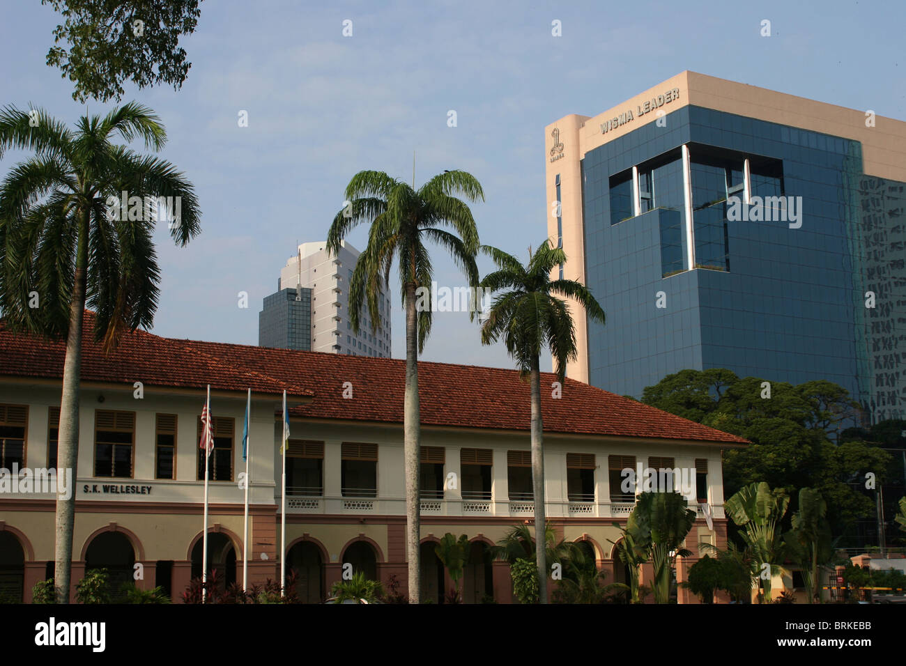 The Wisma Leader building stands tall and is one of the modern ...