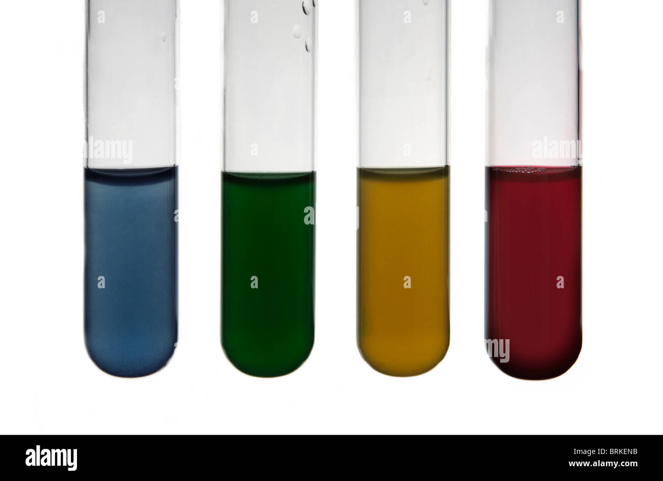 many test tubes on white back ground Stock Photo - Alamy