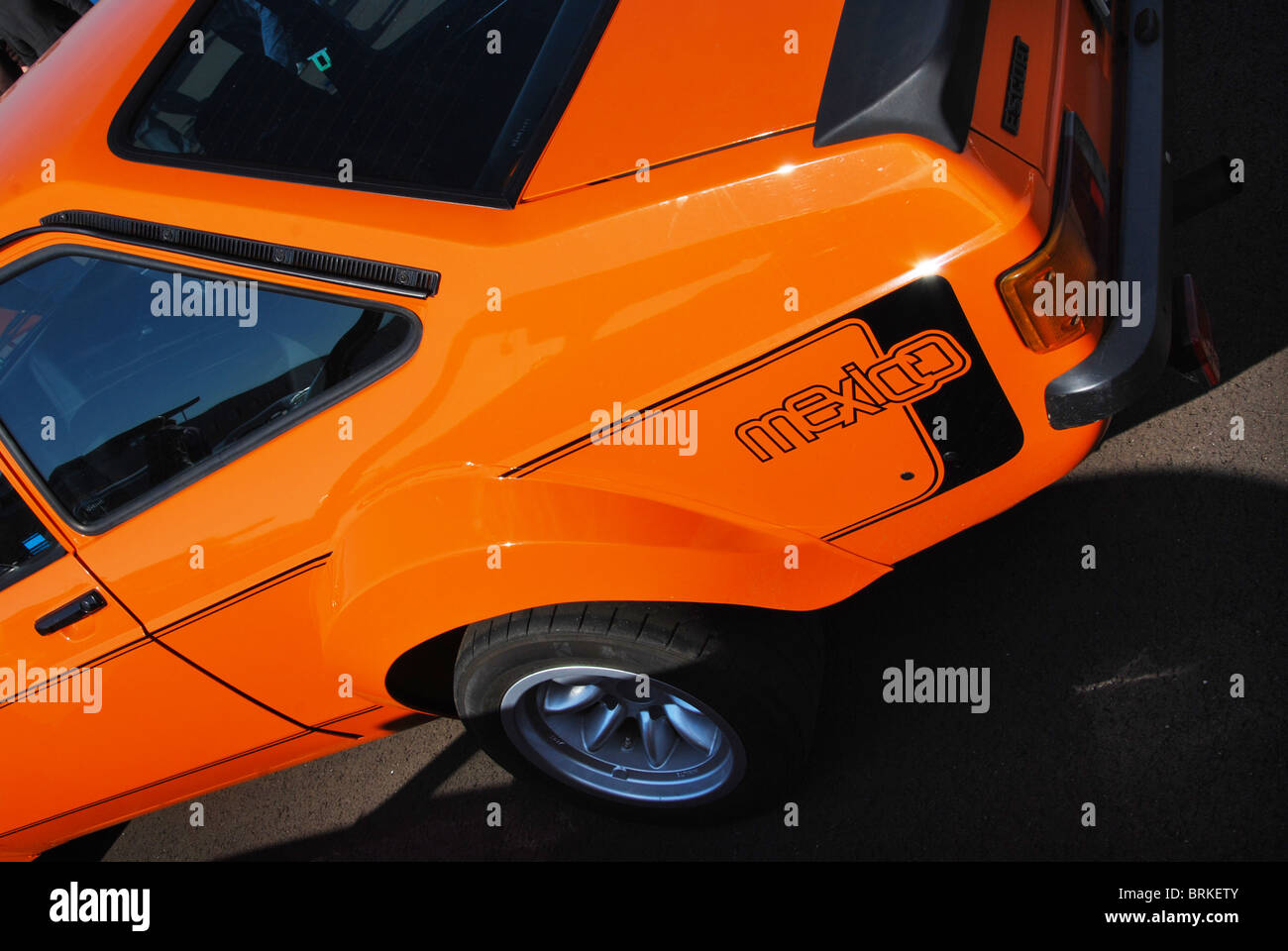 Ford Escort Mexico Mk2 side view Stock Photo - Alamy