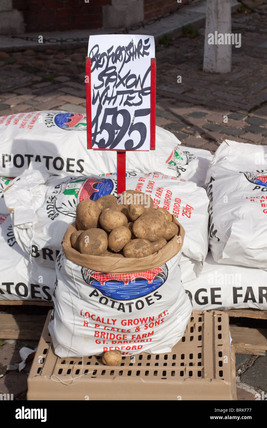 Sack of White Potatoes Stock Photo - Alamy