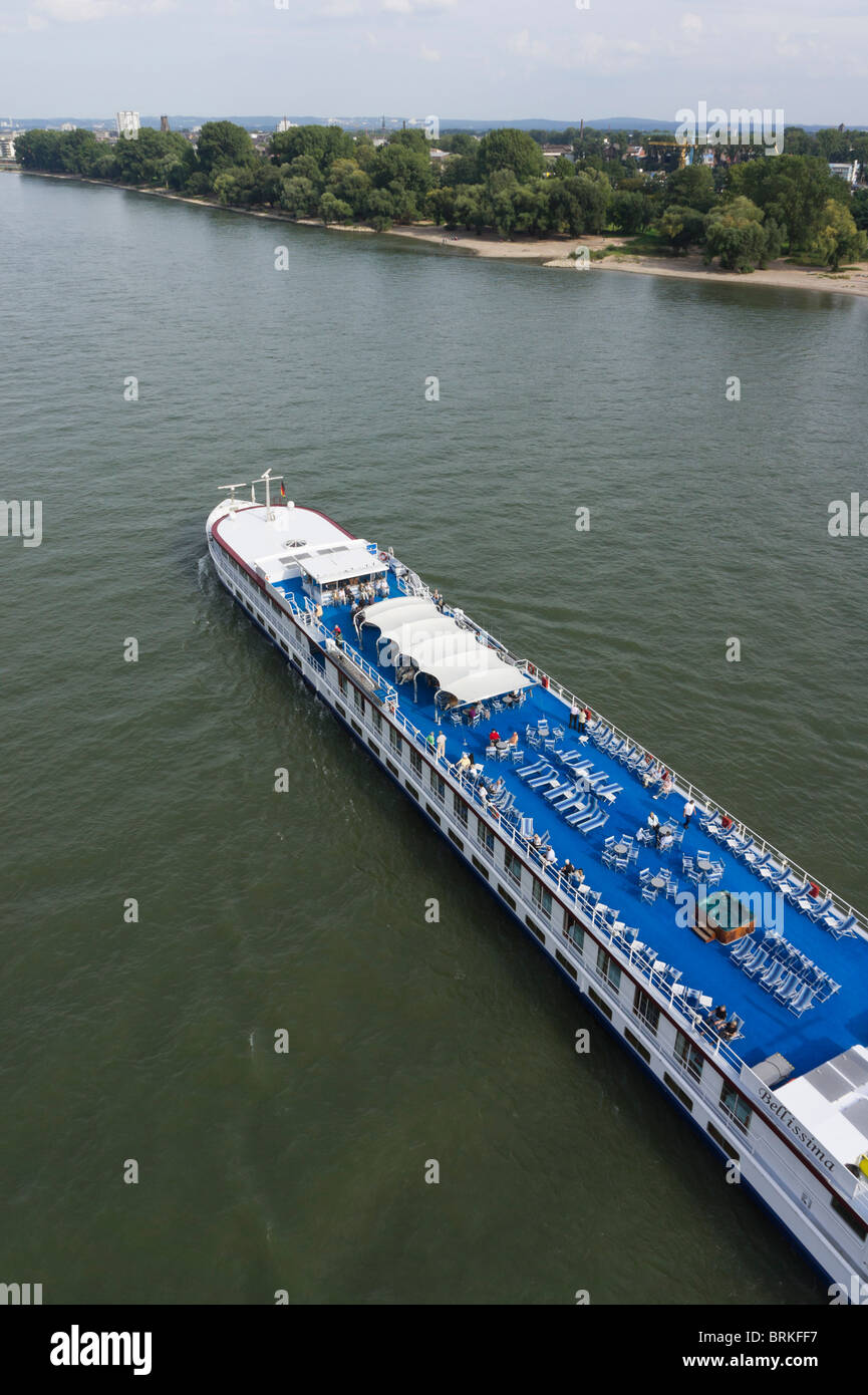 Cologne - Rhine River cruise - hotel ship 'Bellissima' from Basel Stock ...