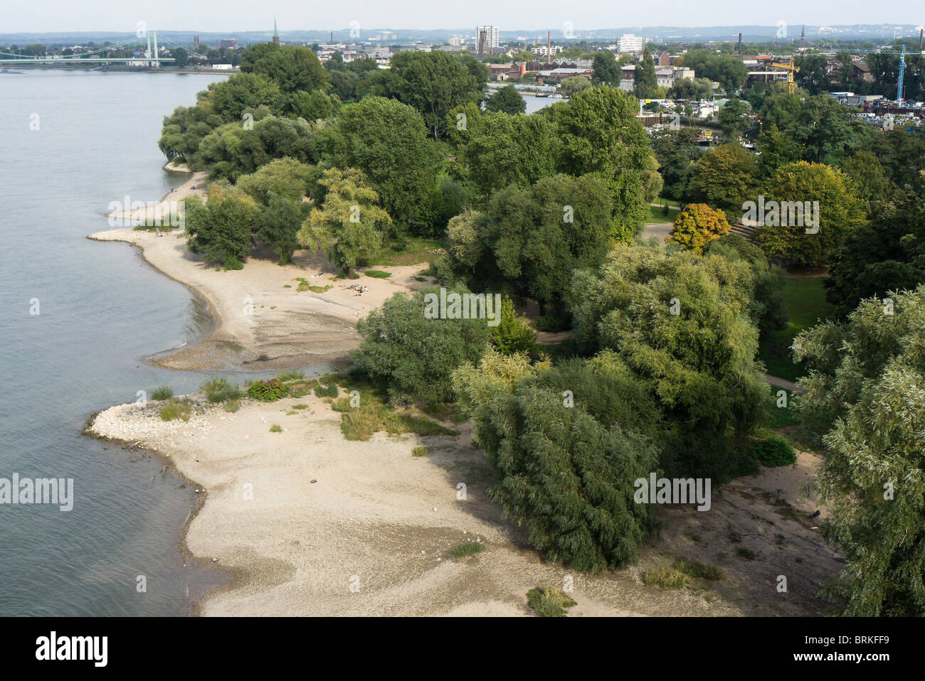 Cologne - a little bit of nature, river beaches and woodland on the ...