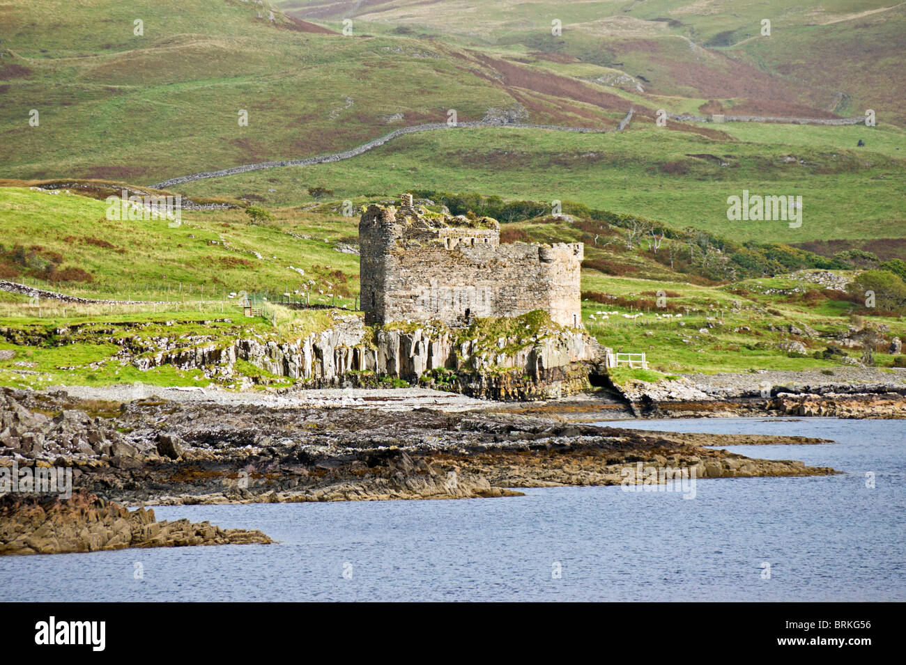 Mingary Castle at Kilchoan Ardnamurchan Highlands of Scotland Stock ...