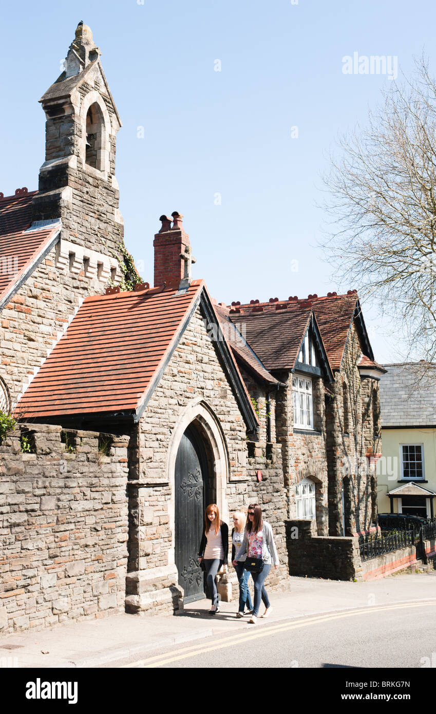 Street scene in Caerleon Stock Photo - Alamy