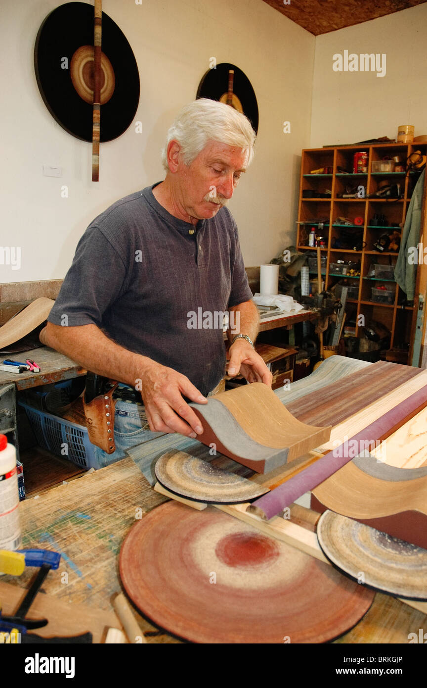Master Sculptor, Thomas Morin at work in his studio, Cerrillos, NM ...