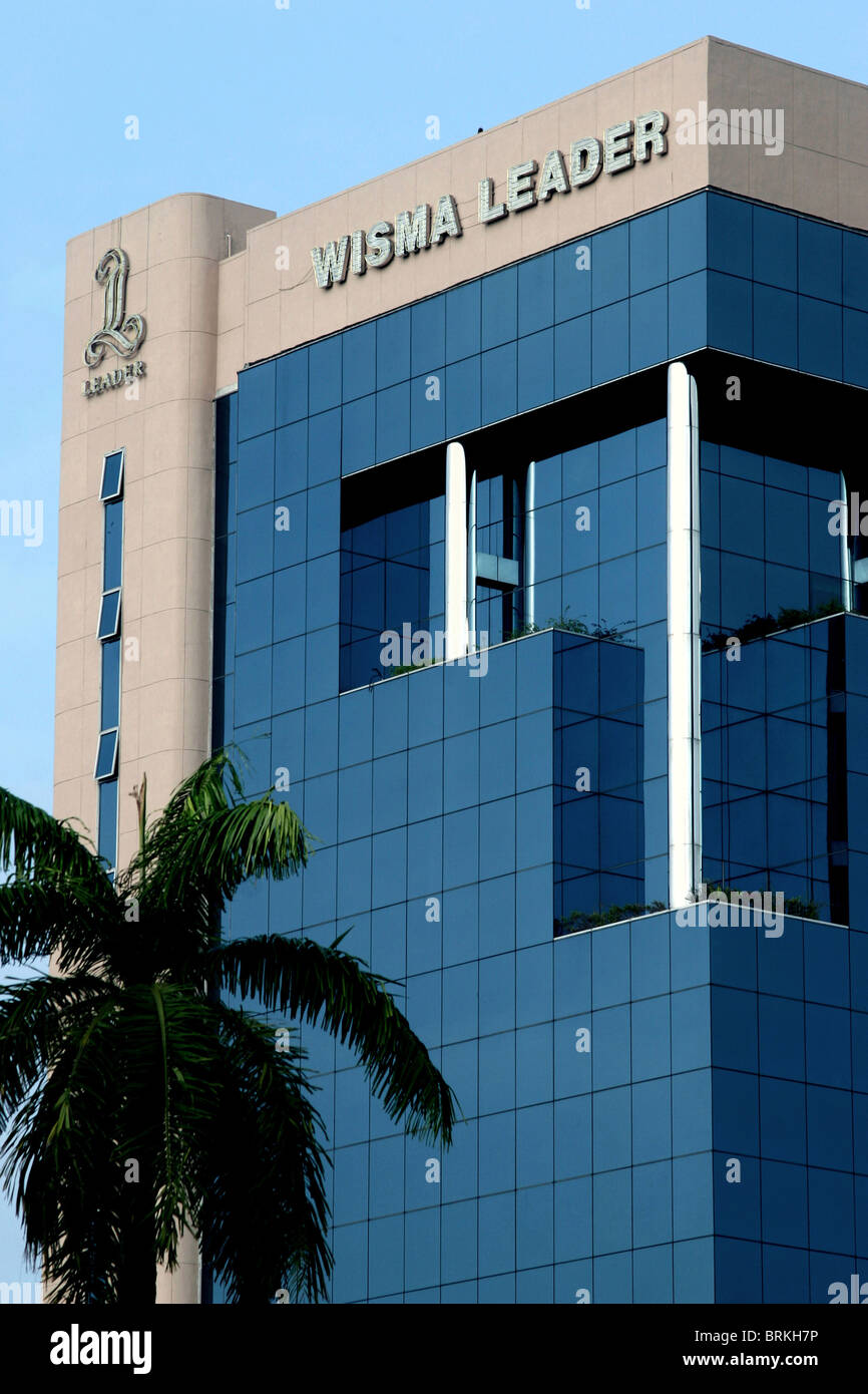 The Wisma Leader building stands tall and is one of the modern ...