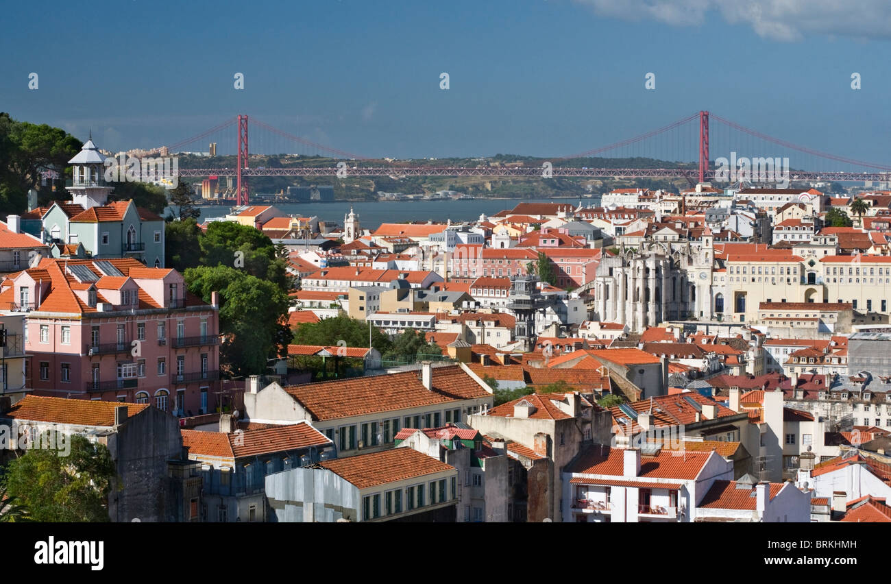 View lisbon river bridge hi-res stock photography and images - Alamy