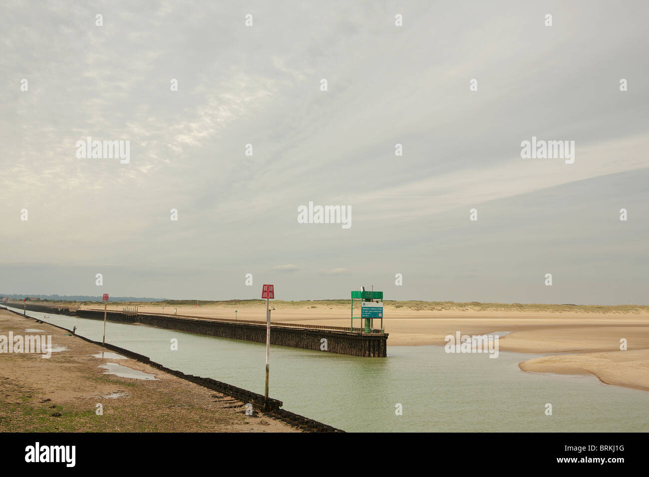 beach images of rye in sussex england Stock Photo - Alamy