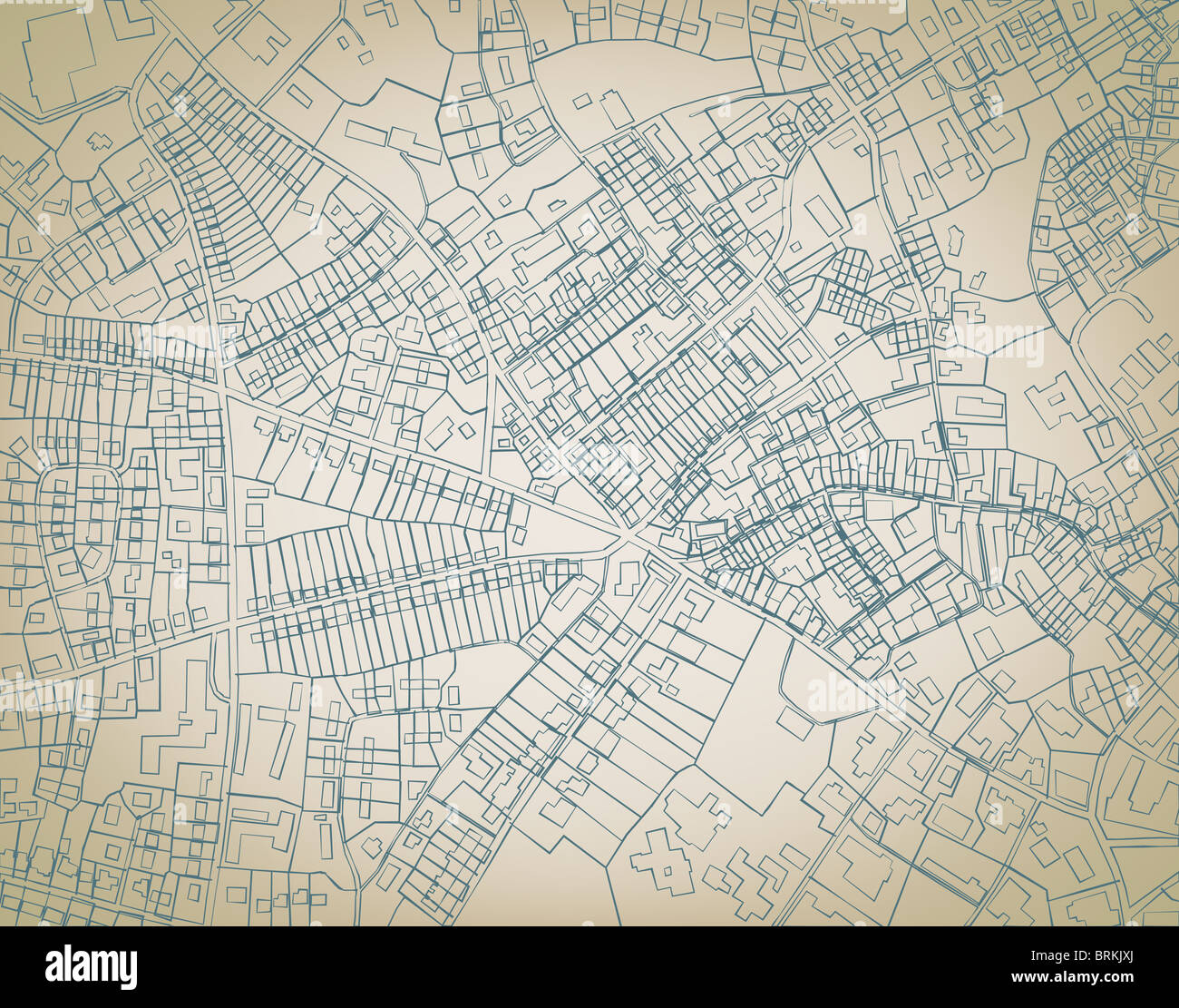 Illustration street map without names hi-res stock photography and ...