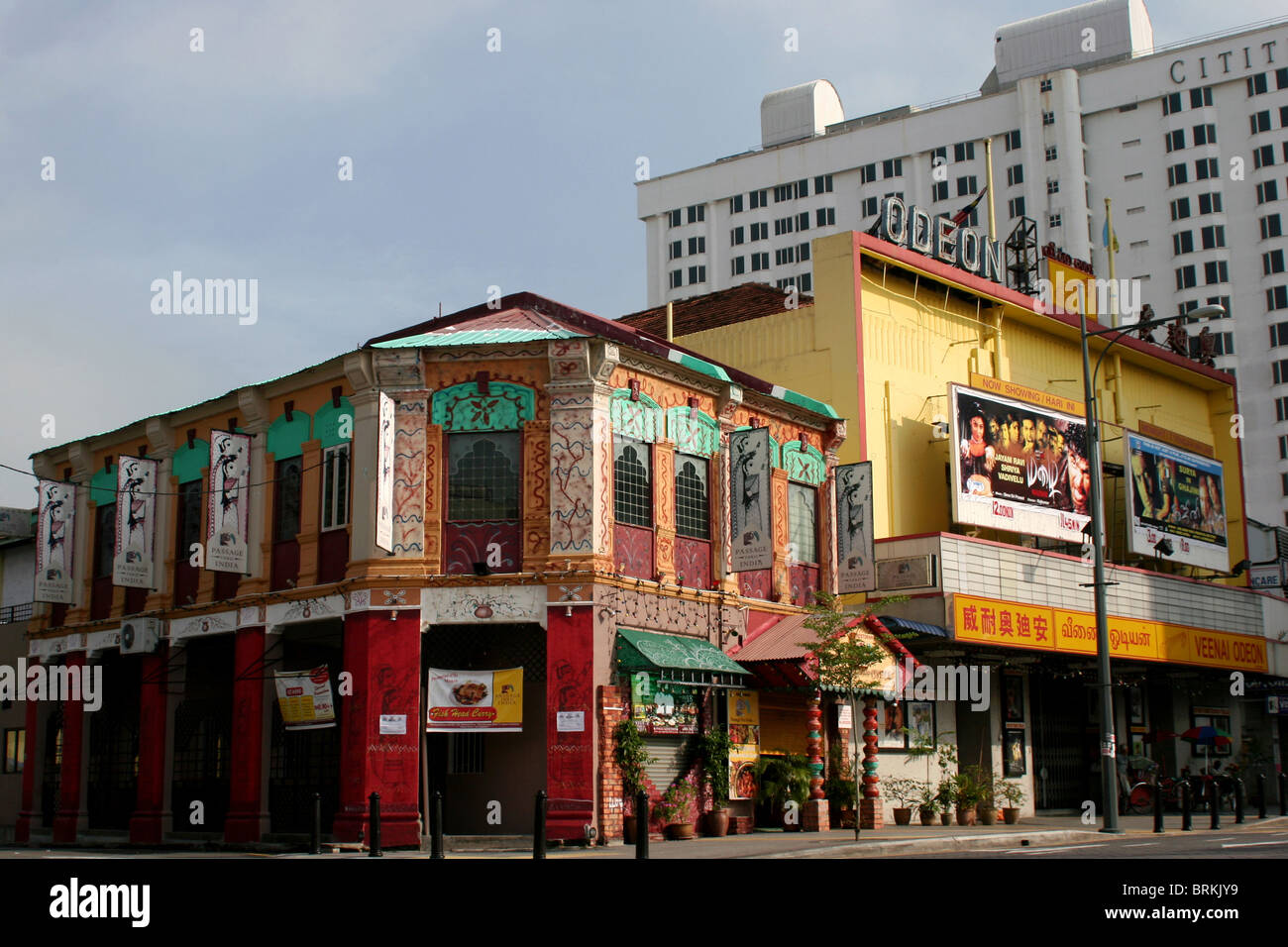 The Passage Thru India Restaurant and Odeon Cinema share a street in ...
