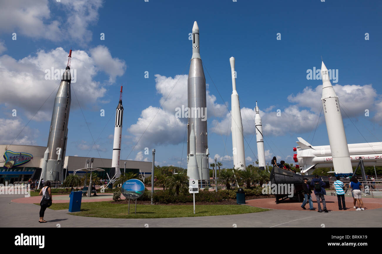Kennedy space center rocket garden hi-res stock photography and images ...