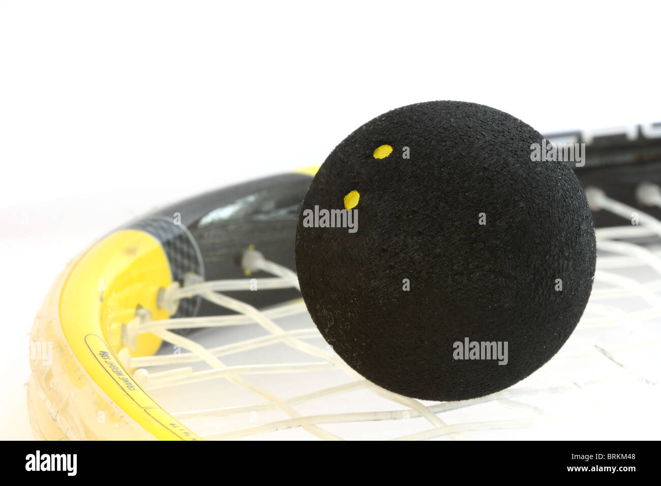 Squash rocket and ball Stock Photo - Alamy