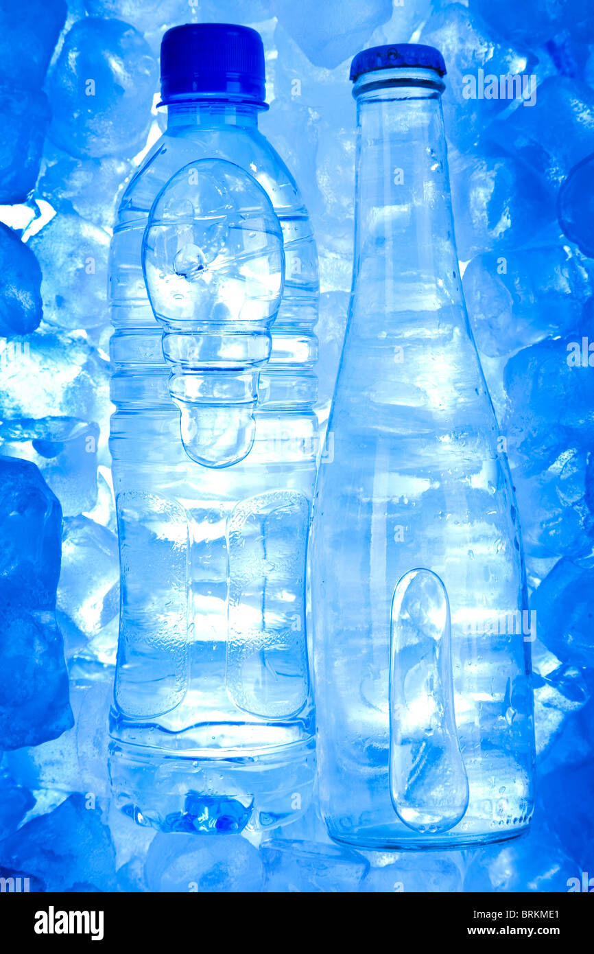 Water bottle background Stock Photo - Alamy