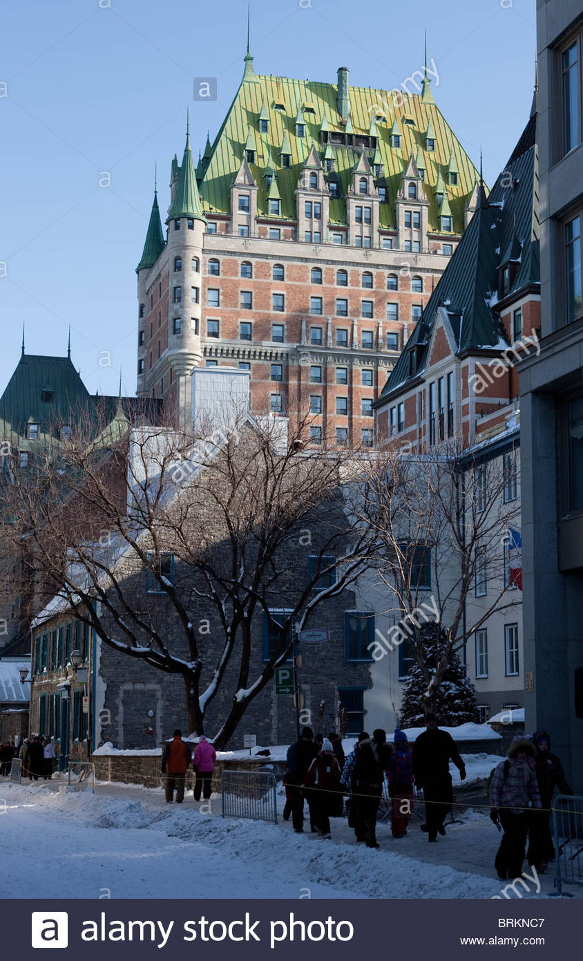 The lovely destination of Quebec City Stock Photo - Alamy