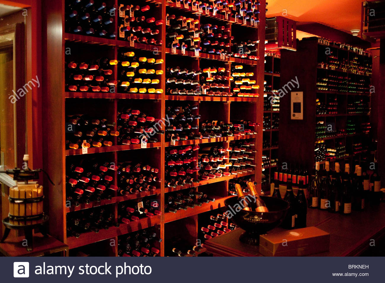 A fantastic wine cellar Stock Photo - Alamy