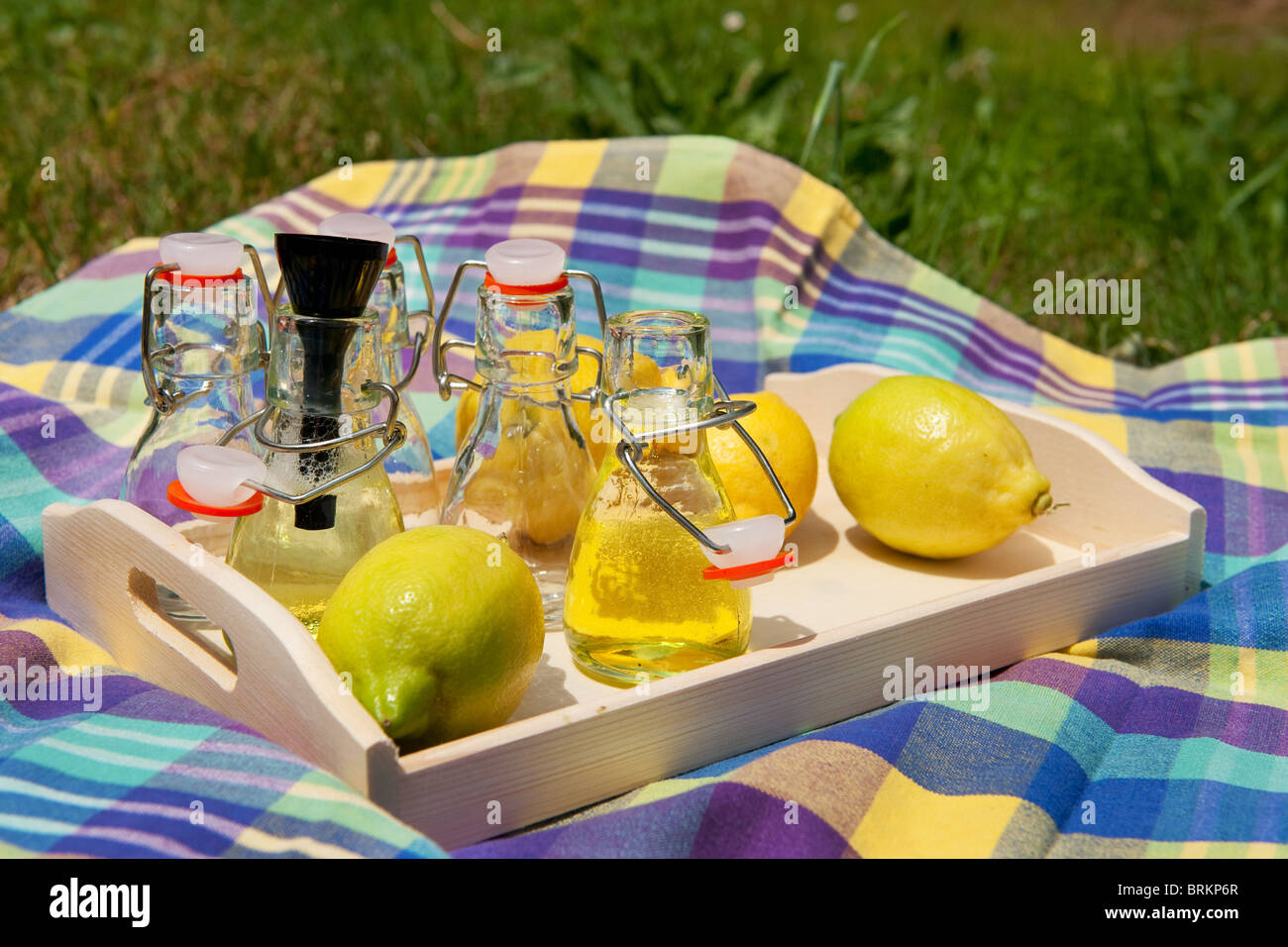 rural homemade lemonade Stock Photo - Alamy