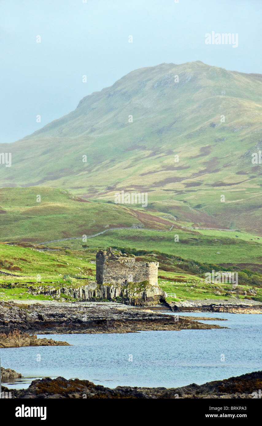 Mingary Castle at Kilchoan Ardnamurchan Highlands of Scotland Stock ...