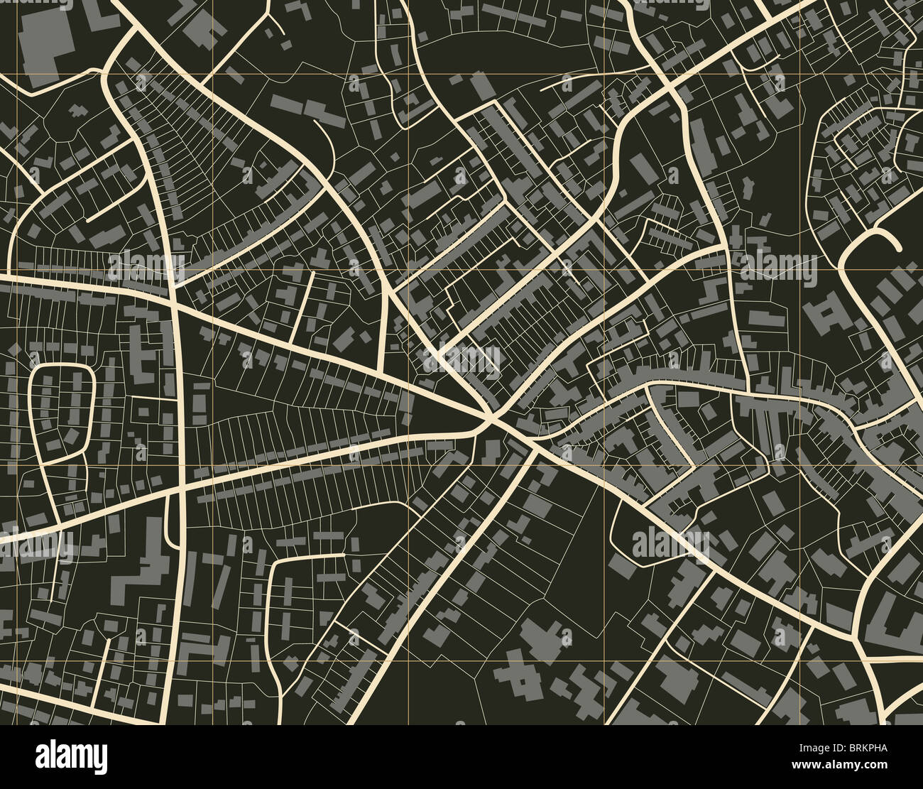 Illustration street map without names hi-res stock photography and ...