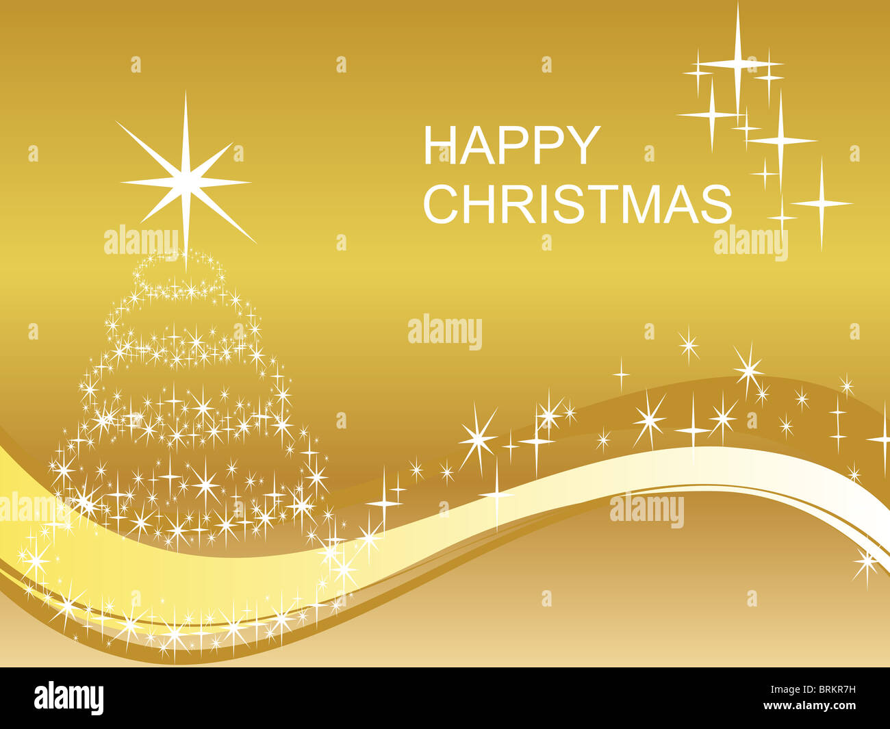Golden christmas card hi-res stock photography and images - Alamy