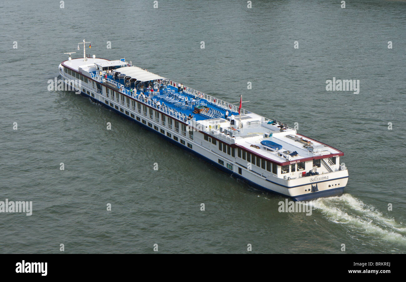 Cologne - Rhine River cruise - hotel ship 'Bellissima' from Basel Stock ...