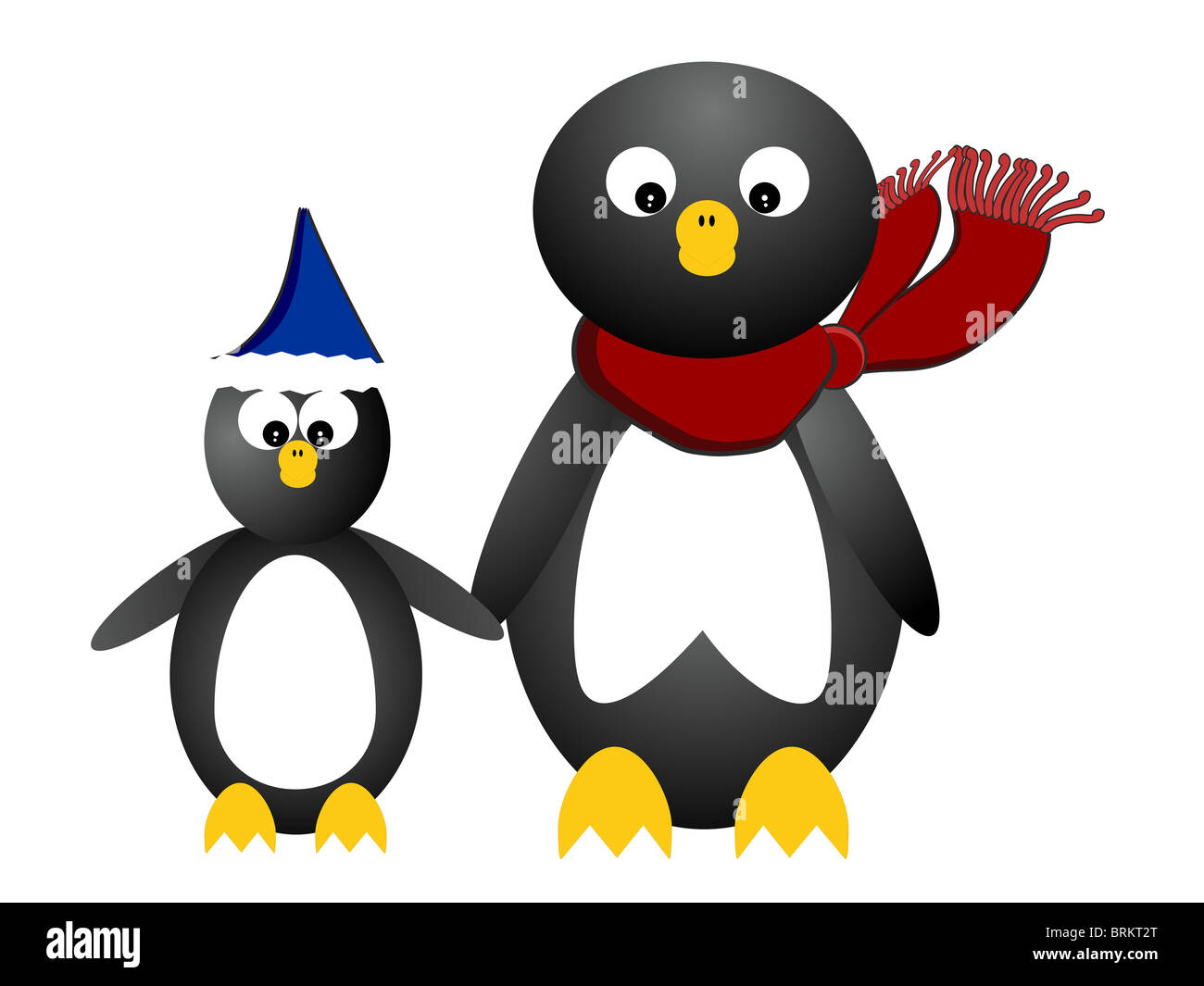 Mother penguin Cut Out Stock Images & Pictures - Alamy