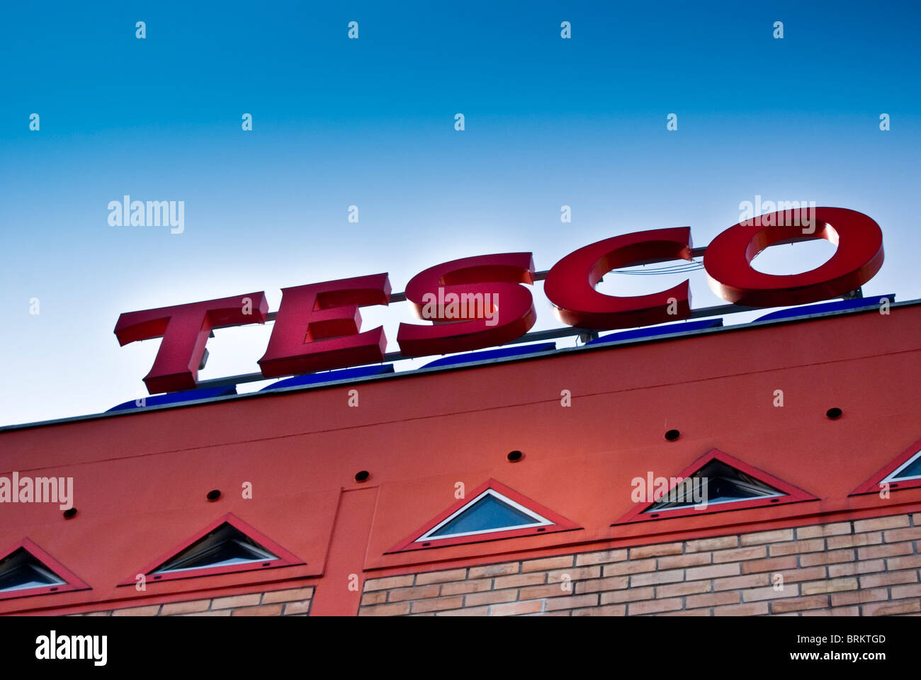Tesco store logo Stock Photo - Alamy