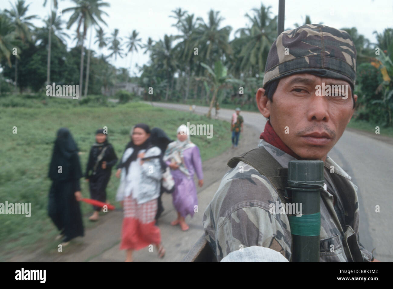 PHILIPPINES . SOLDIERS DEPLOYED IN MINDANAO WHERE MUSLIM MORO ...